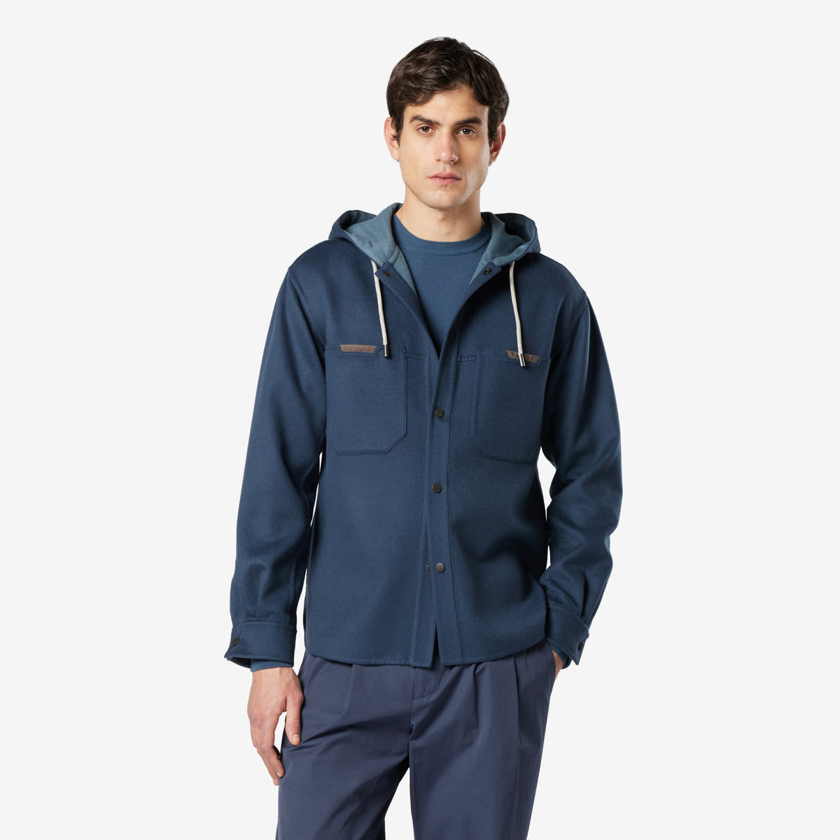 Hooded Overshirt Double | SEASE