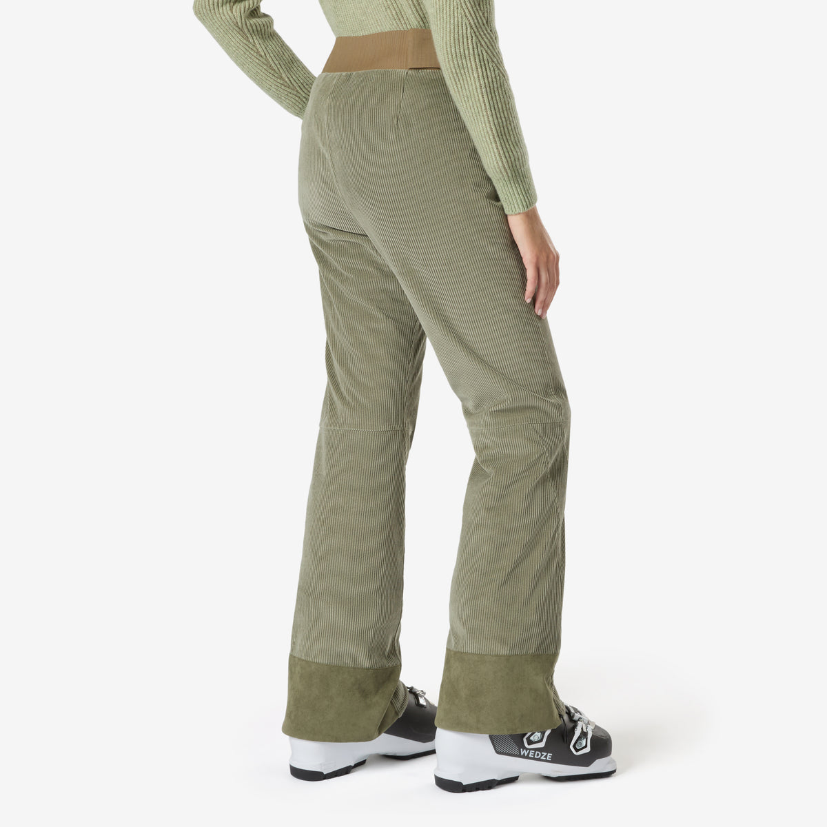 Insulated Stretch Nylon Ski Pant - green | SEASE