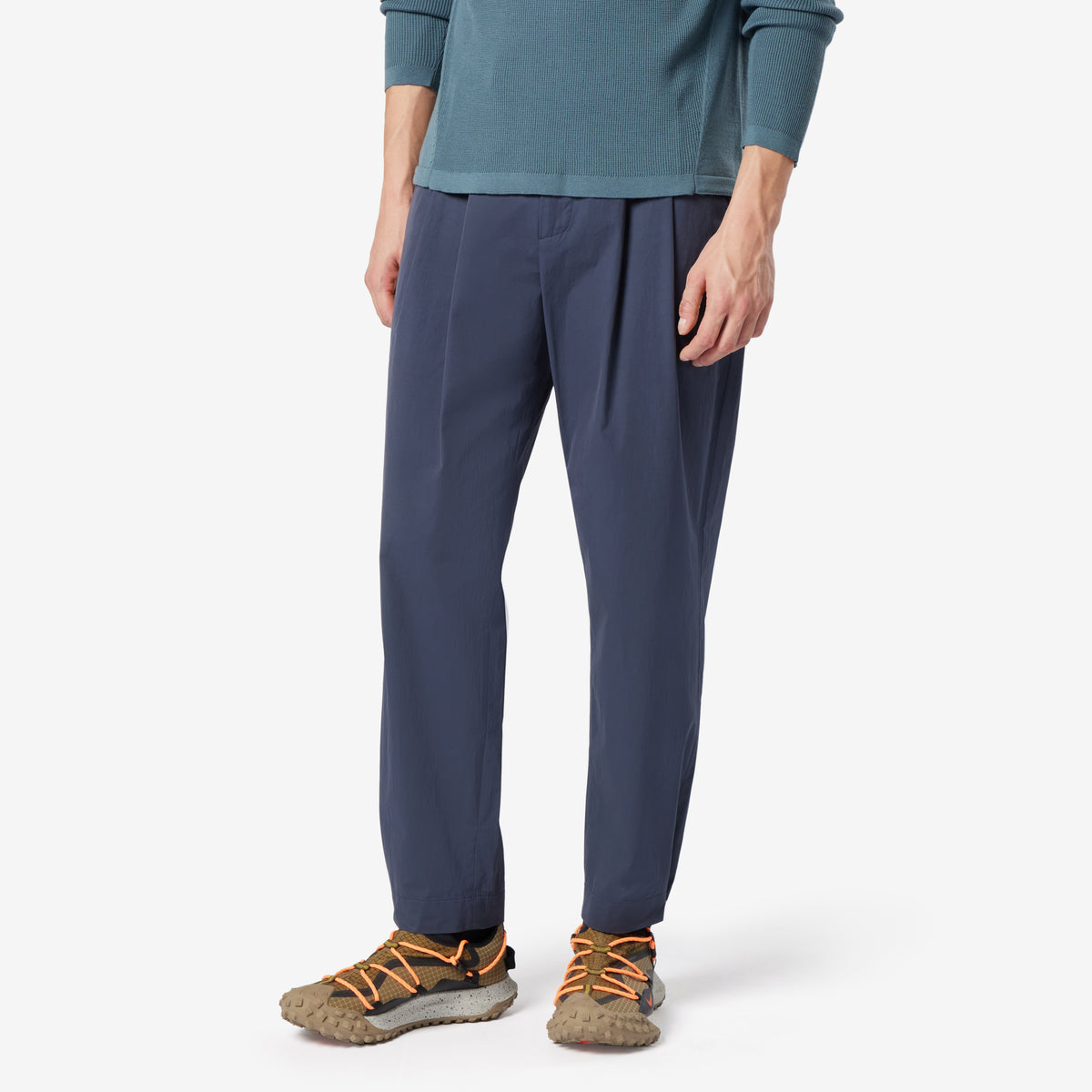 Cotton and nylon seam sealed suit pants - blue | SEASE