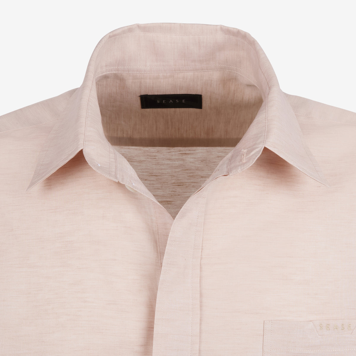 Henley Shirt in Linen and Cotton for Leisure | SEASE